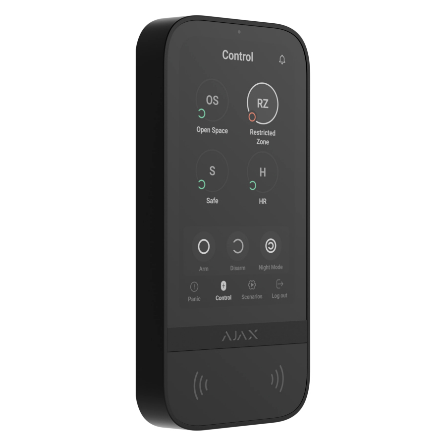AJAX KeyPad TouchScreen, NOIR